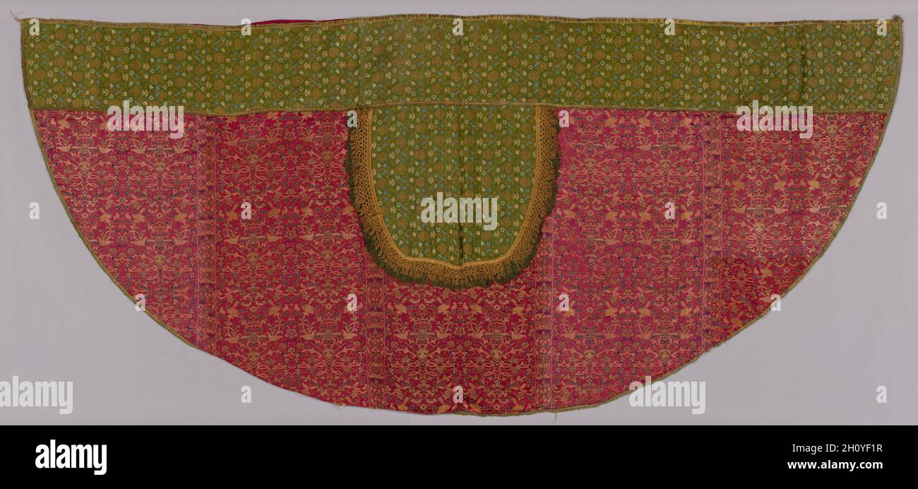 Cope, 1500s. China, Macao, 16th century. Silk; overall: 124.5 x 276.9 ...