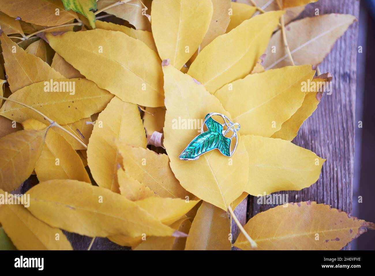 Lorien leaf hi-res stock photography and images - Alamy