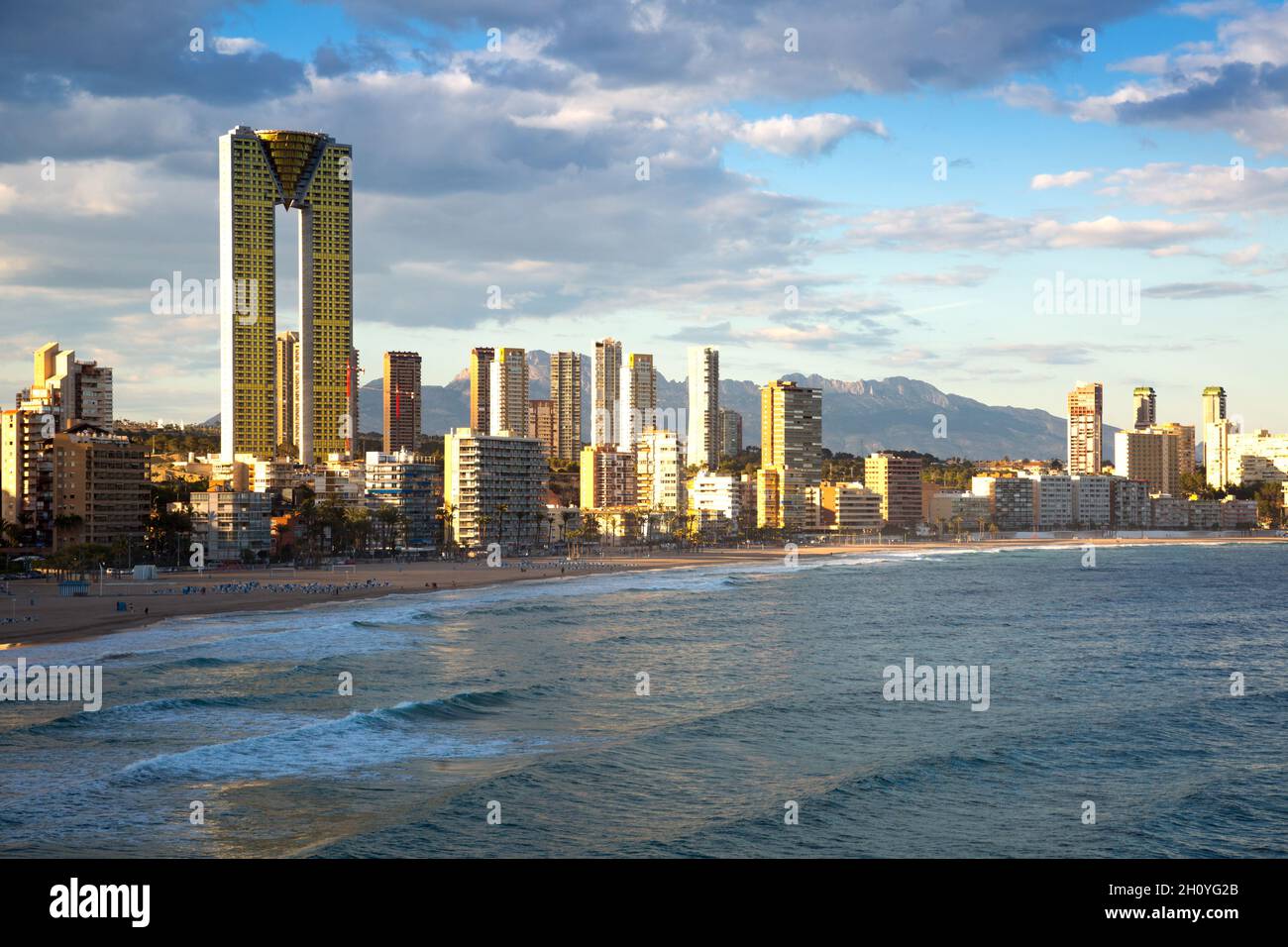 benidorm city view Stock Photo - Alamy