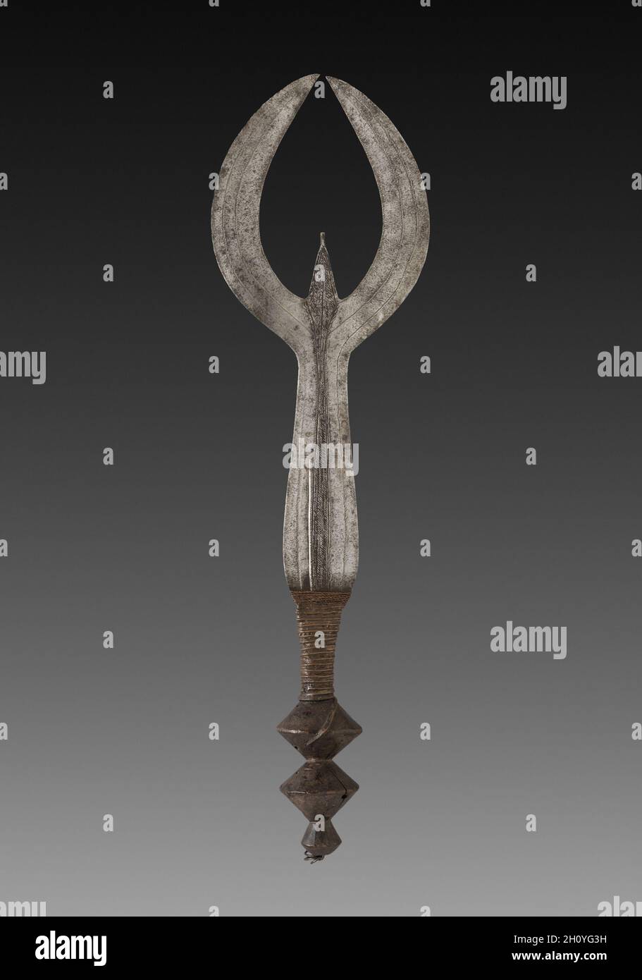 Sword (ngulu), late 1800s to early 1900s. Ngombe, Doko, or Iboko people ...