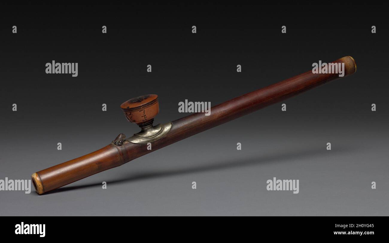 Opium Pipe, early 1900s. China, Qing dynasty (1644-1911) or Republican ...