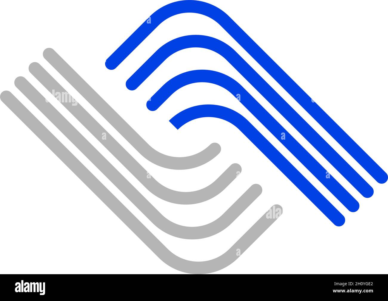 Abstract geometric icon with cross-hair like element for concentration ...