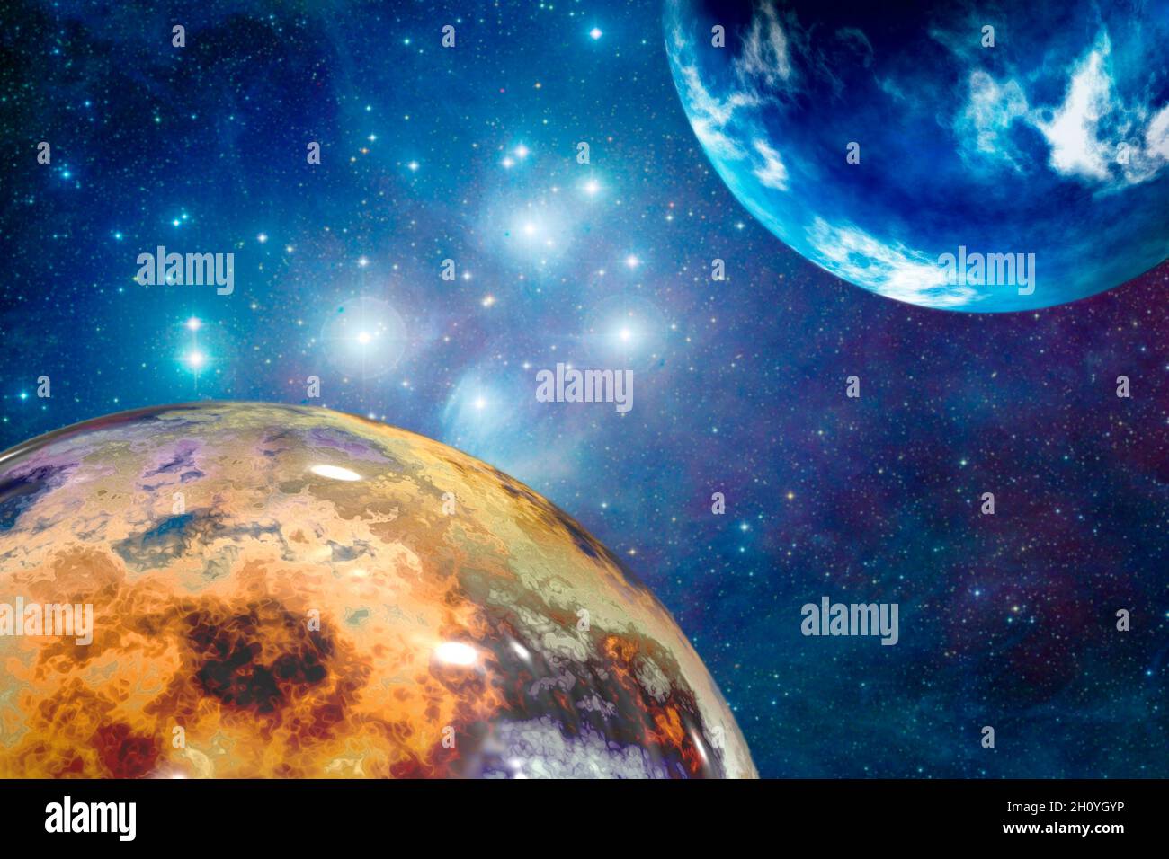 Extrasolar planets exoplanets 3d hi-res stock photography and images ...