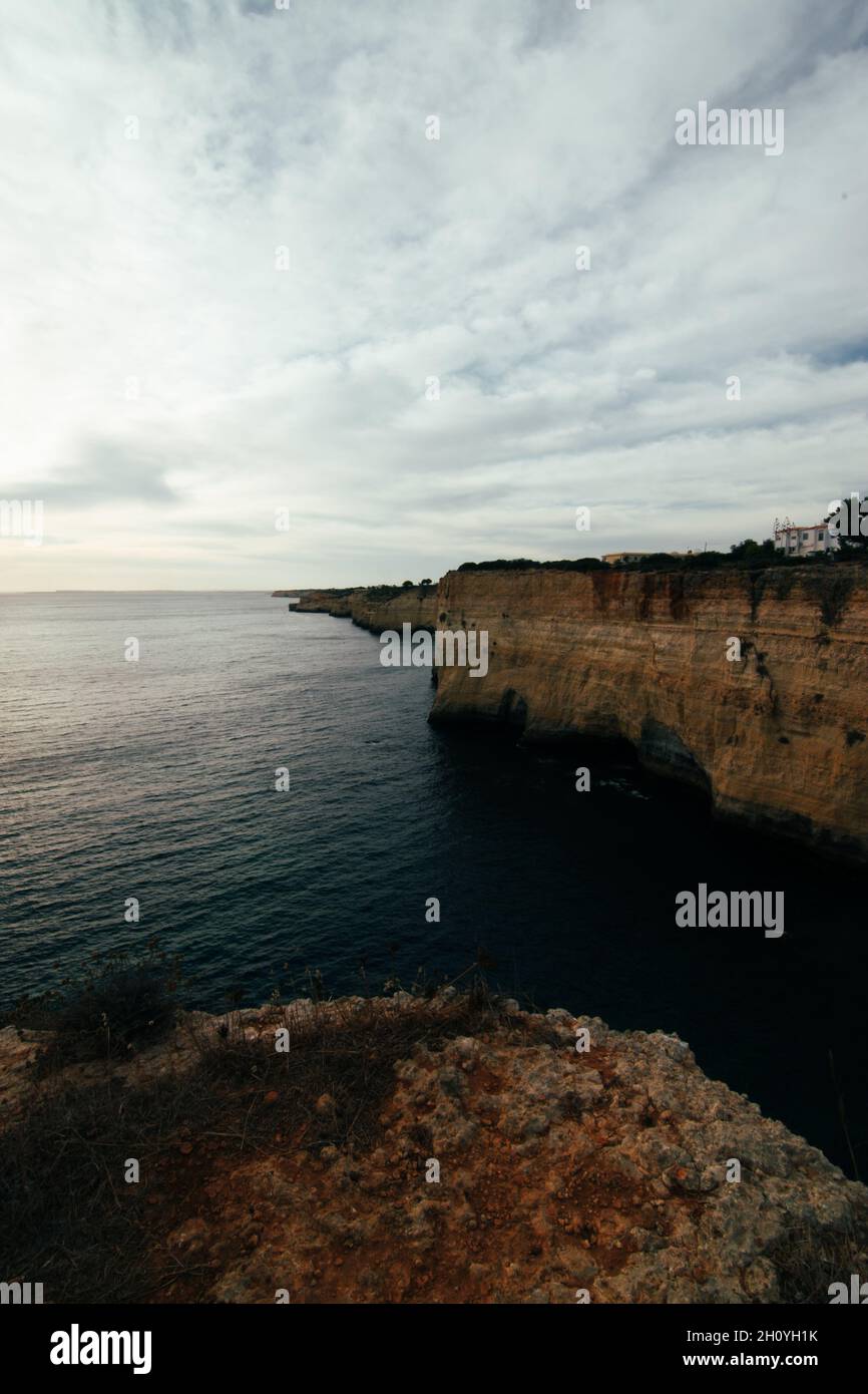 day cliff in algarve beaches Stock Photo - Alamy