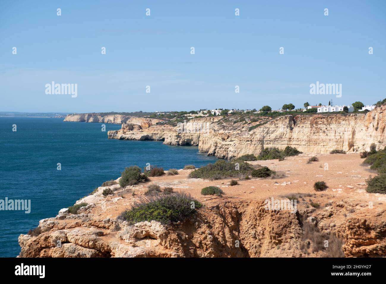 day cliff in algarve beaches Stock Photo - Alamy