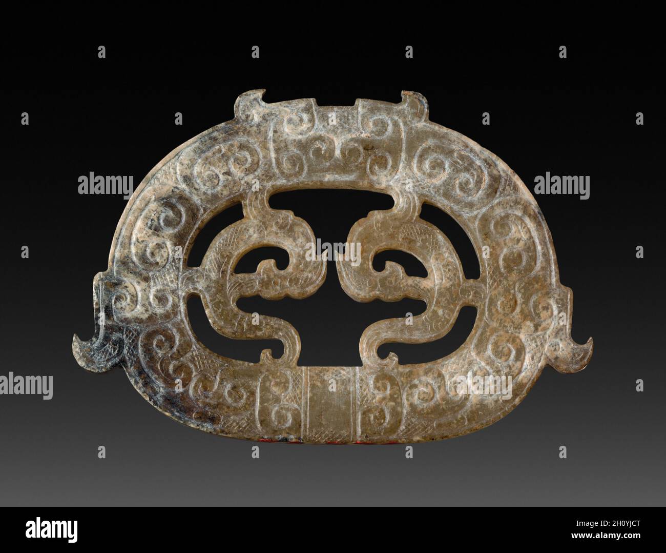 Double Dragon Plaque 475 221 Bc China Eastern Zhou Dynasty 771 256