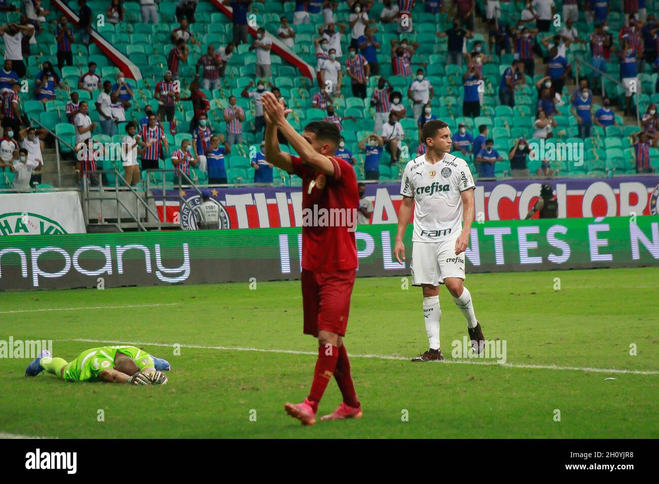 Salvador, Brazil. 12th Oct, 2021. Daniel during Bahia x Palmeiras, a ...