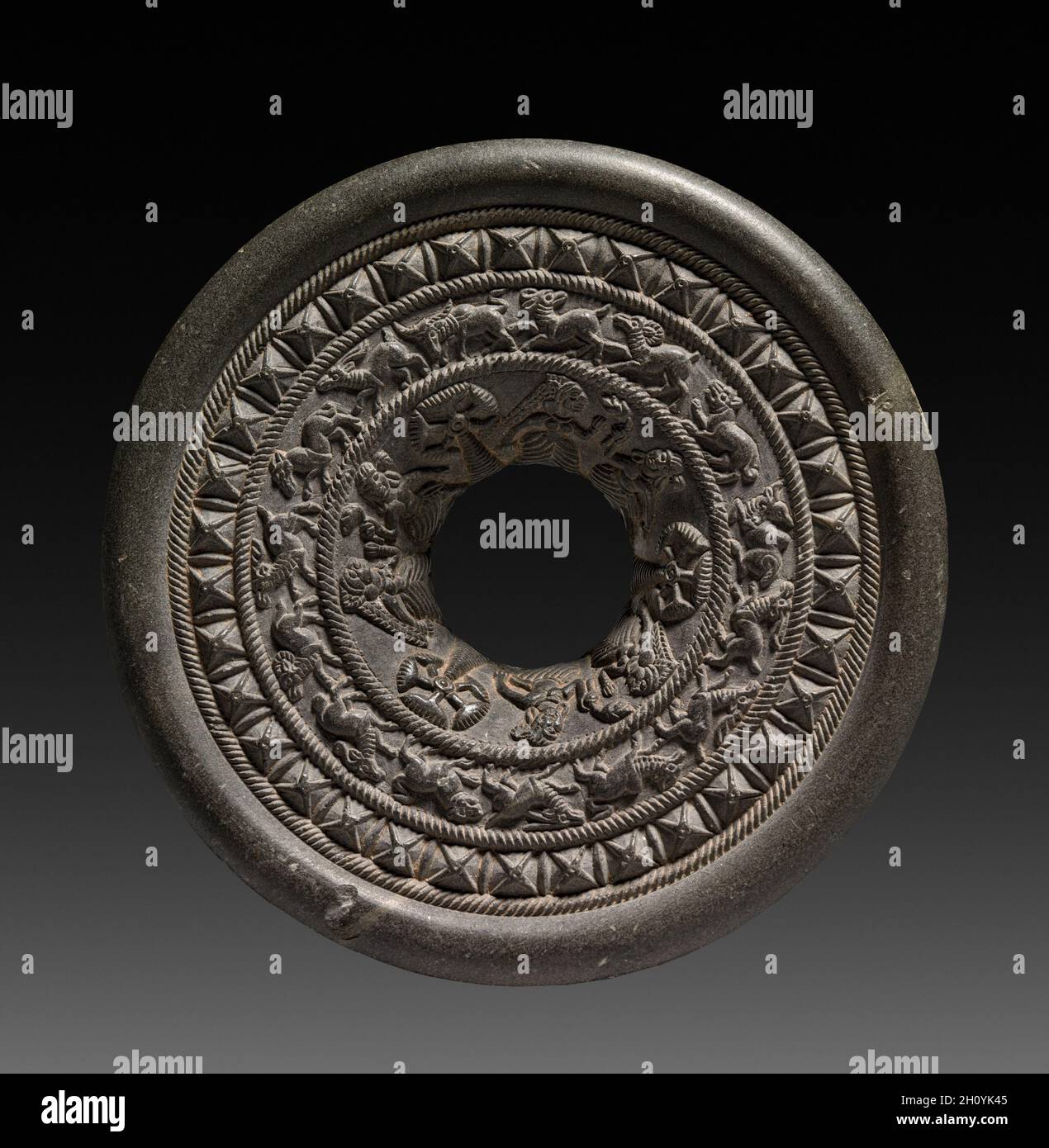 Ringstone, 200s BC. India, Maurya period. Steatite; diameter: 10.2 cm ...