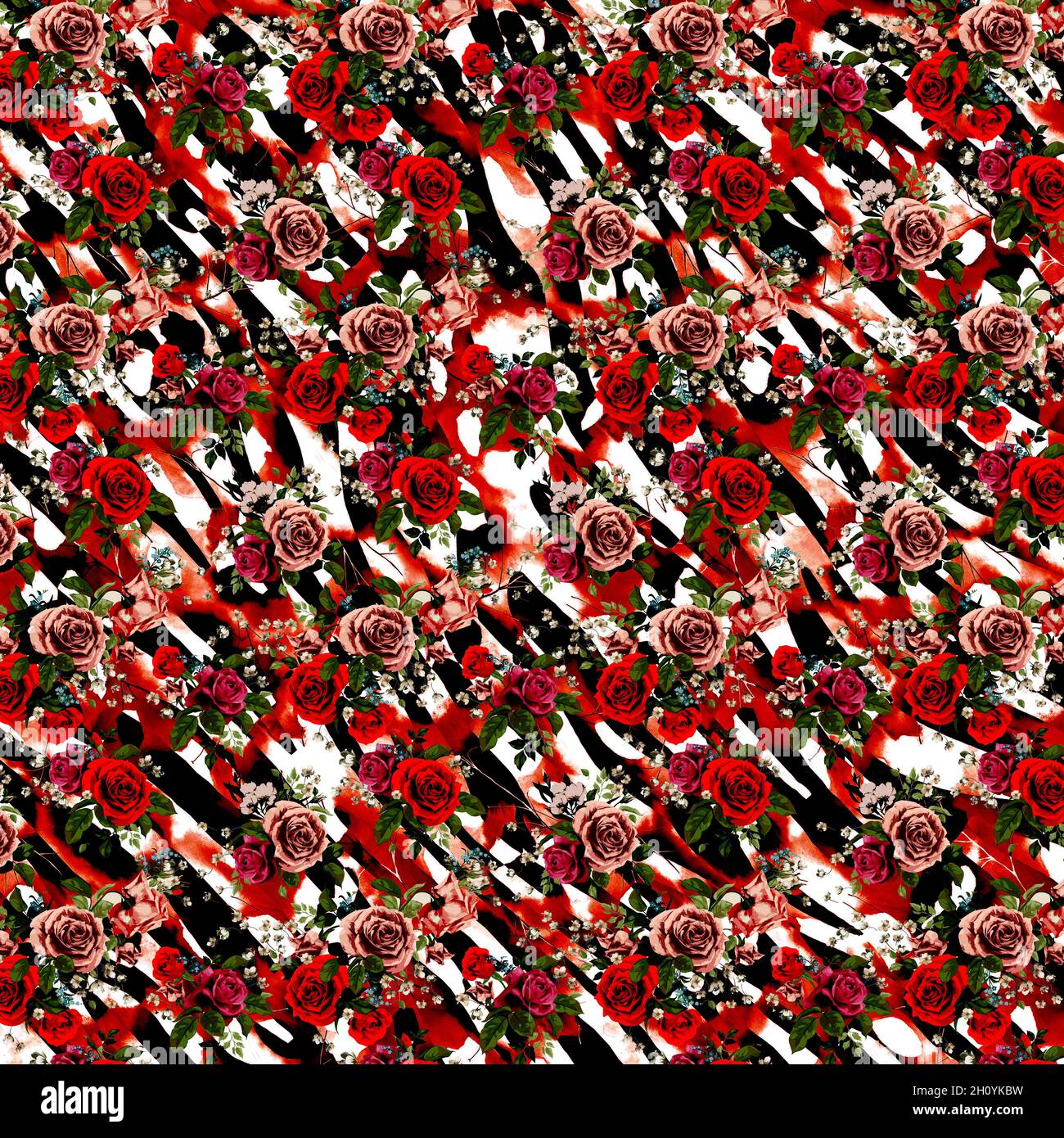 colorful textile print patterns, pillow designs Stock Photo - Alamy