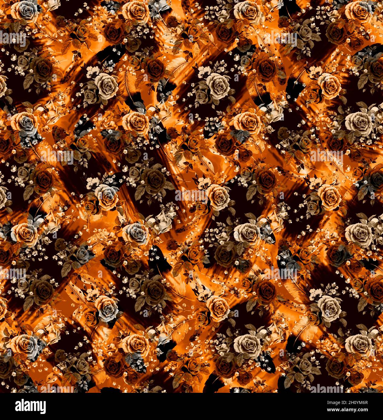 colorful textile print patterns, pillow designs Stock Photo - Alamy