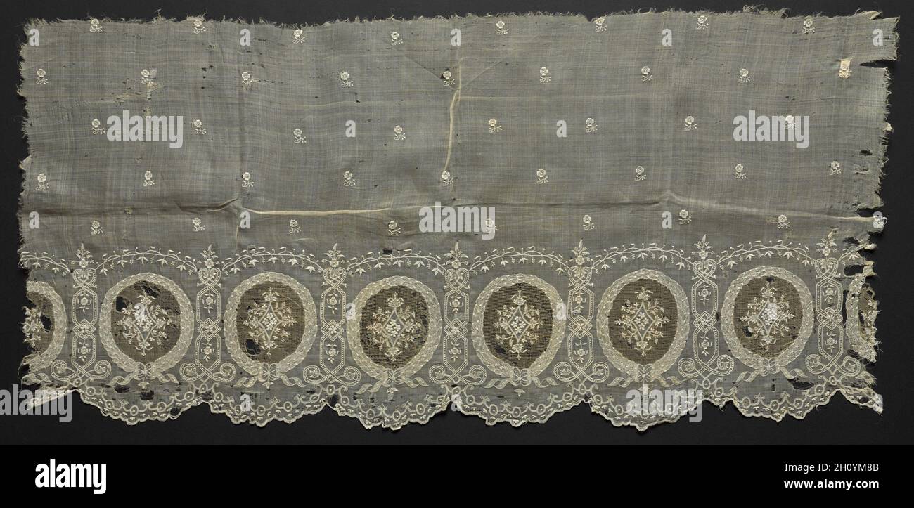 Embroidered Strip, 19th century. Philippines, 19th century. Embroidery ...