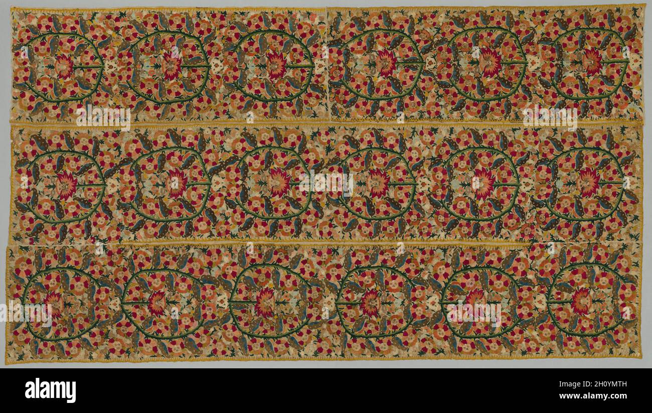 Four Borders from a Bedspread, 1700s. Greece, Epirus, Yaninna, 18th ...