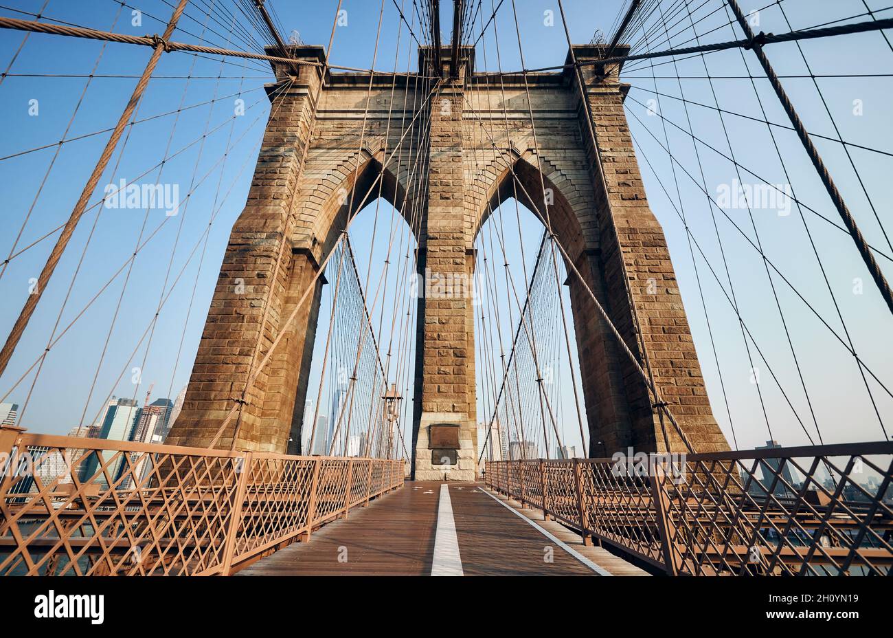 Picture of Brooklyn Bridge, New York City, USA Stock Photo - Alamy