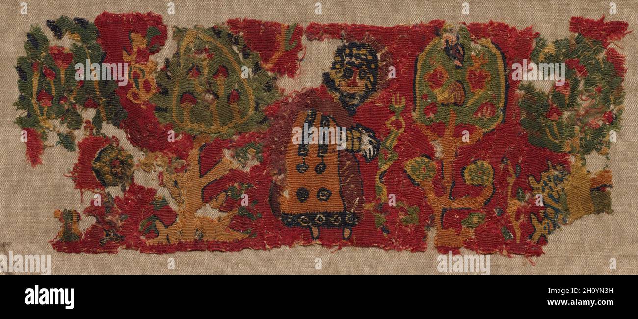 Fragment, Probably a Border from the Hem of a Tunic, 800s (?). Egypt ...