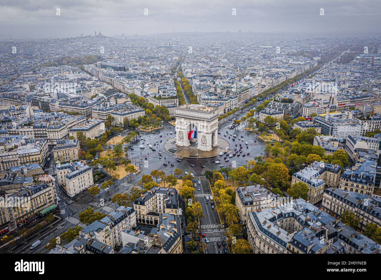 Triumph gate aerial hi-res stock photography and images - Alamy
