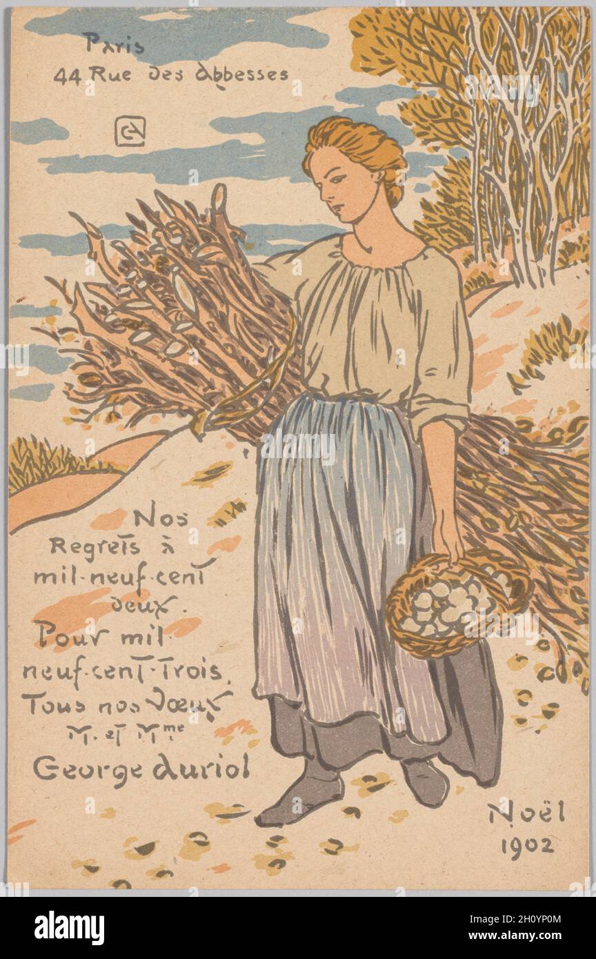 Noel, 1902. George Auriol (French, 1863-1938). Image and sheet: 17.8 x ...