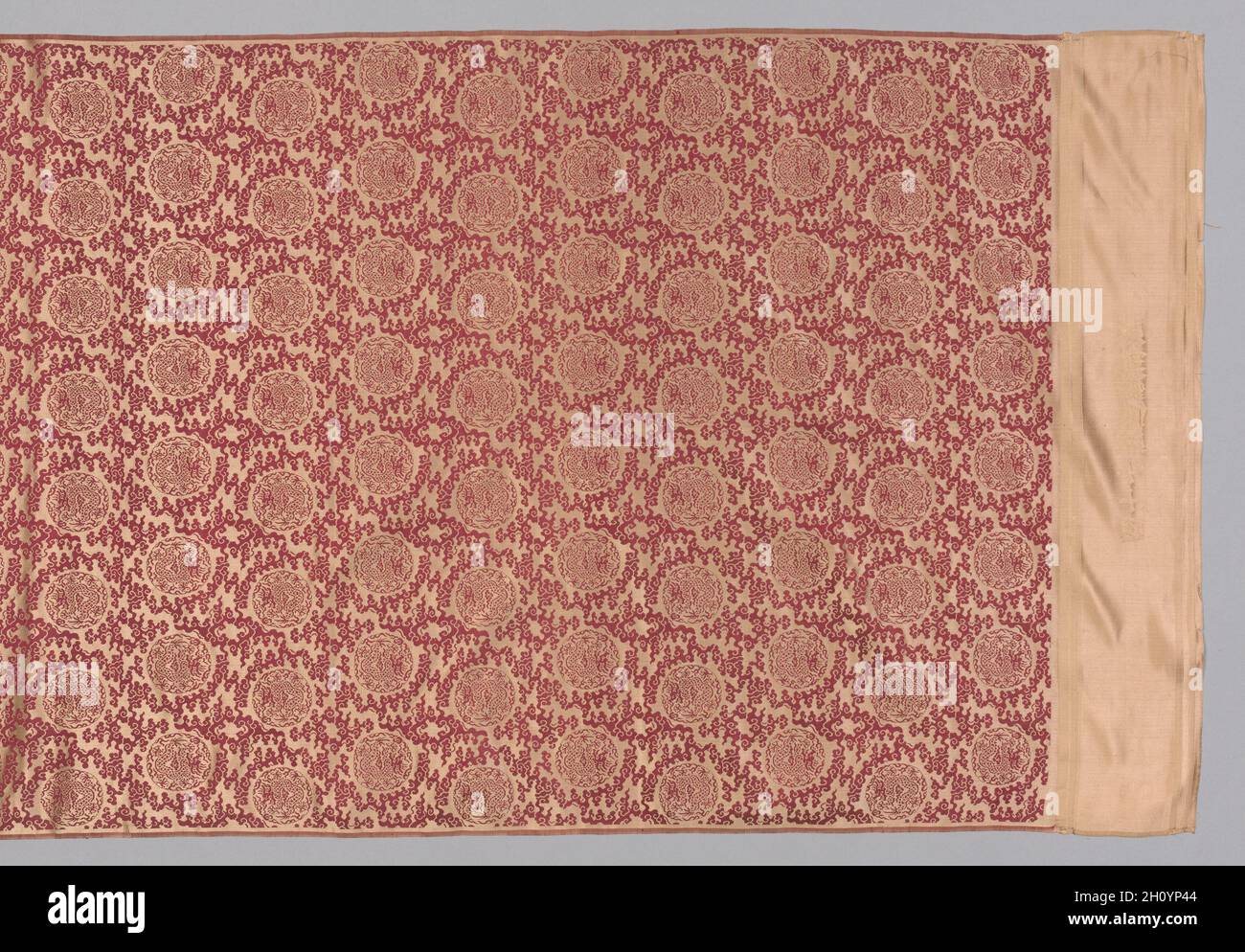 Loom Piece, 1700s-1800s. China, Qing dynasty (1644-1911). Silk; overall ...