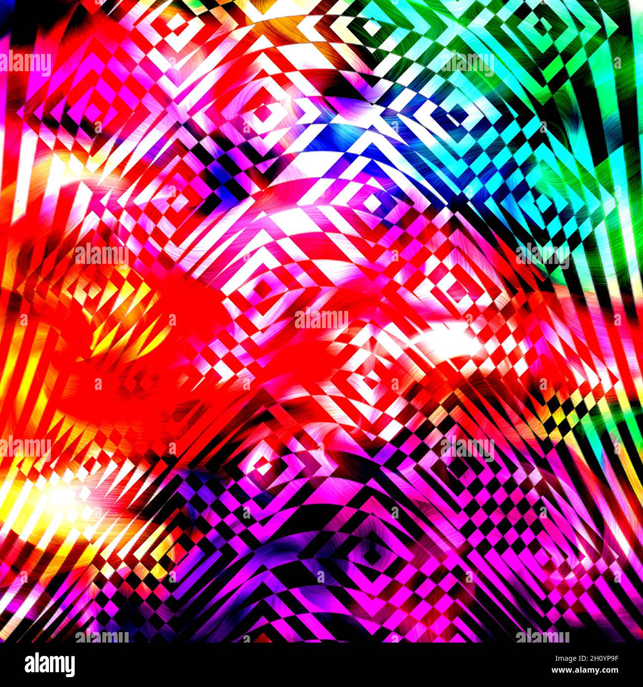 colorful textile print patterns, pillow designs Stock Photo - Alamy