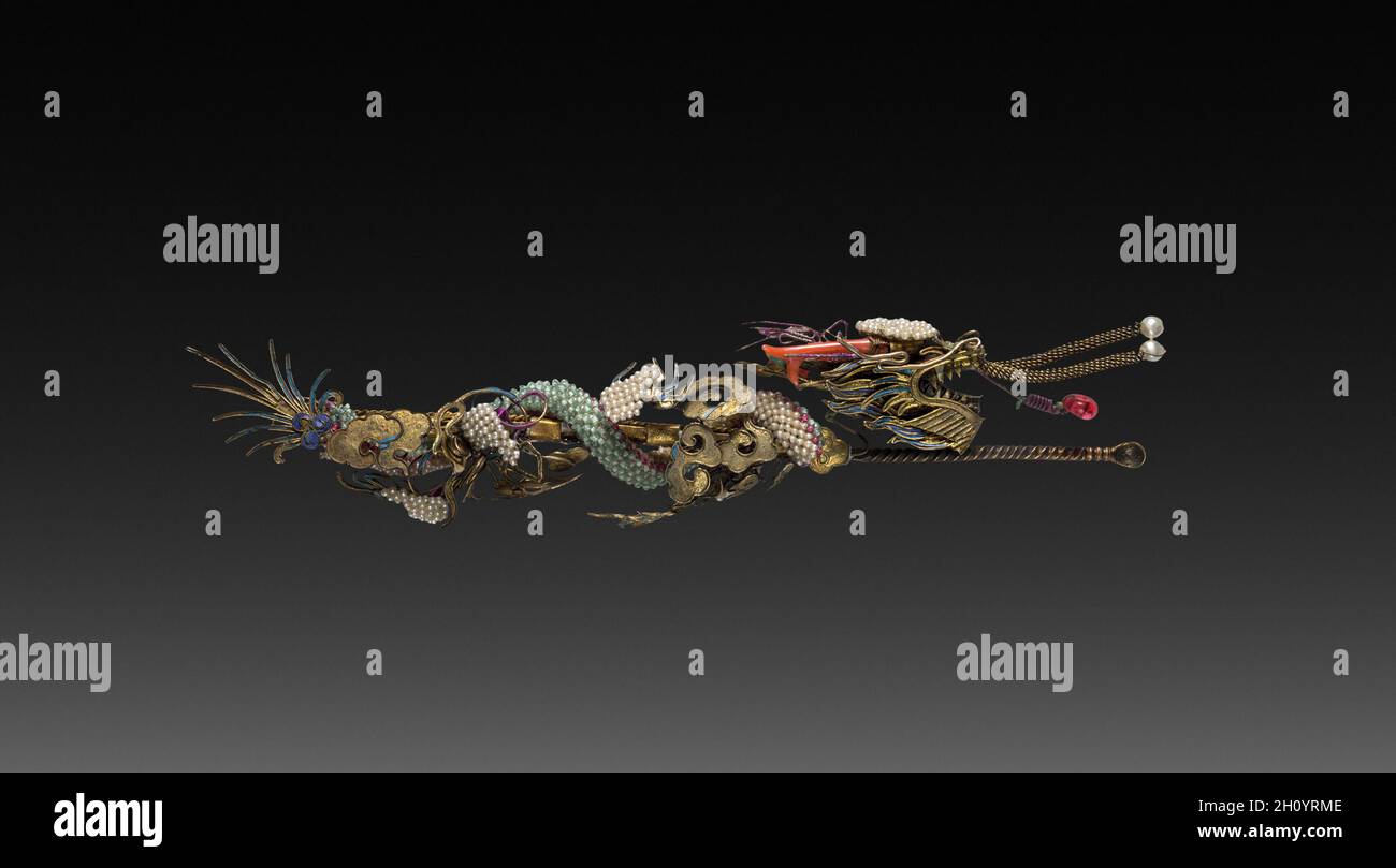 Ear Cleaner, 20th Century. China. Seed pearls and wire; overall: 13.4 ...