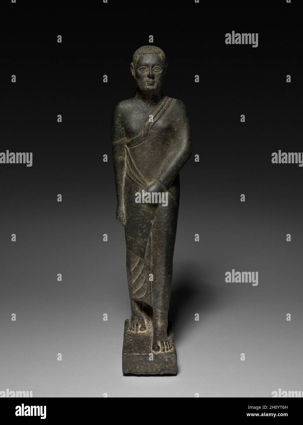 Statue of a Man, 200-100 BC or later. Egypt, Greco-Roman Period ...