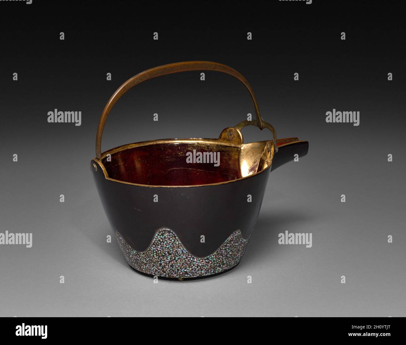 Wine Ewer, late 1700's. Japan, late 18th century. Lacquer, nacre and ...