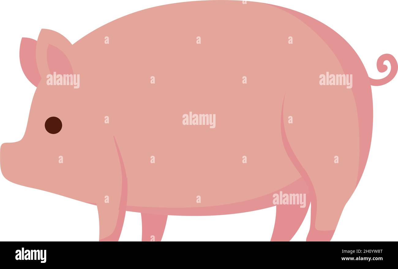 farm pig animal Stock Vector Image & Art - Alamy