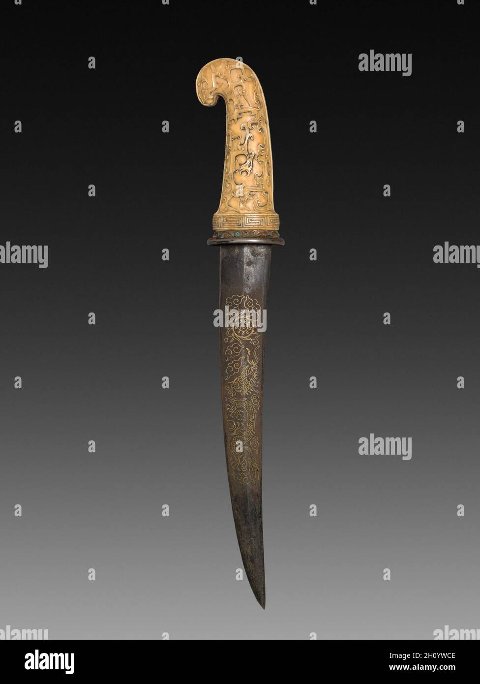 Small Sword, 1800-1911. China, Qing dynasty (1644-1911). Metal blade ...