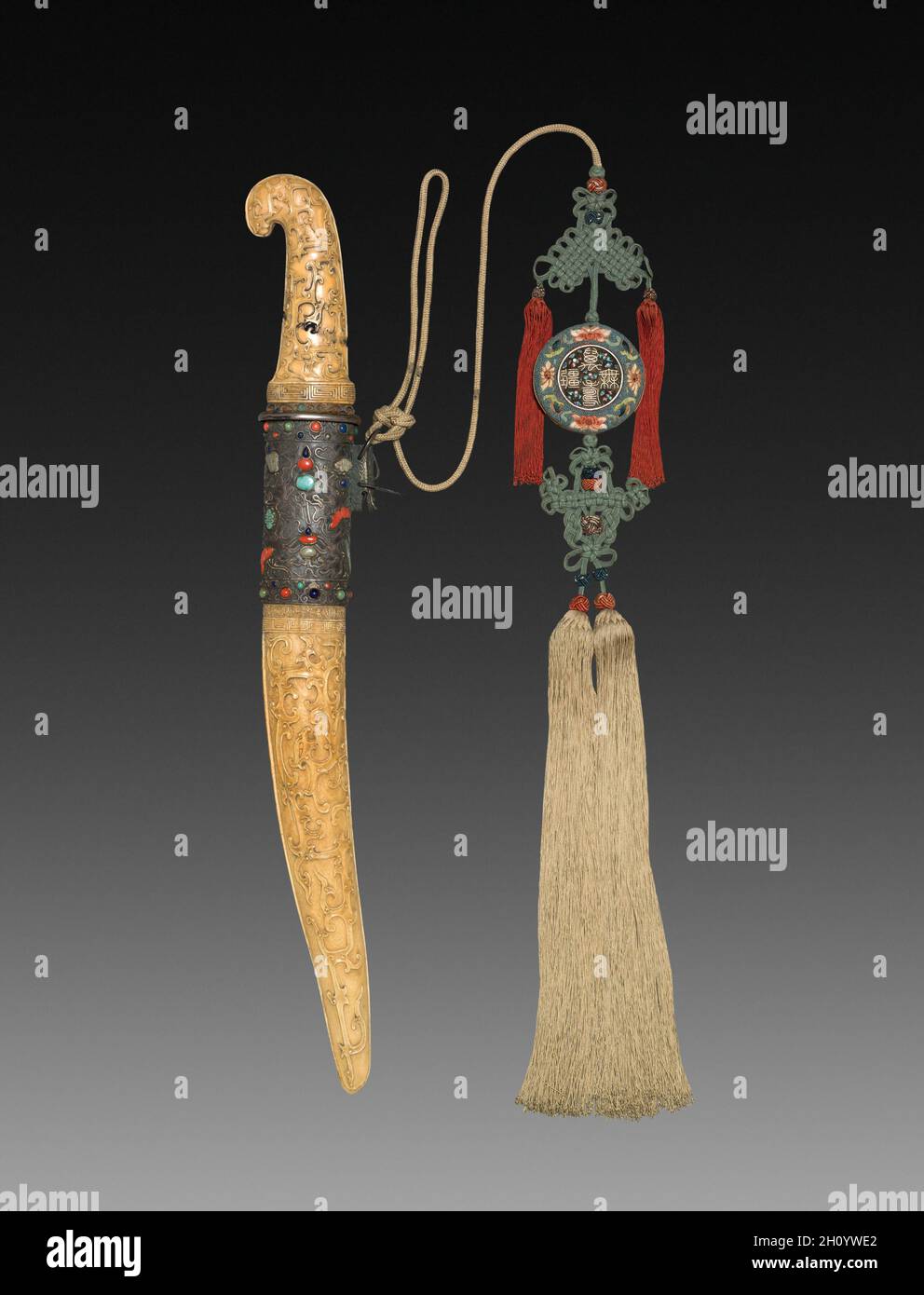 Small Sword, 1800-1911. China, Qing dynasty (1644-1911). Metal blade ...