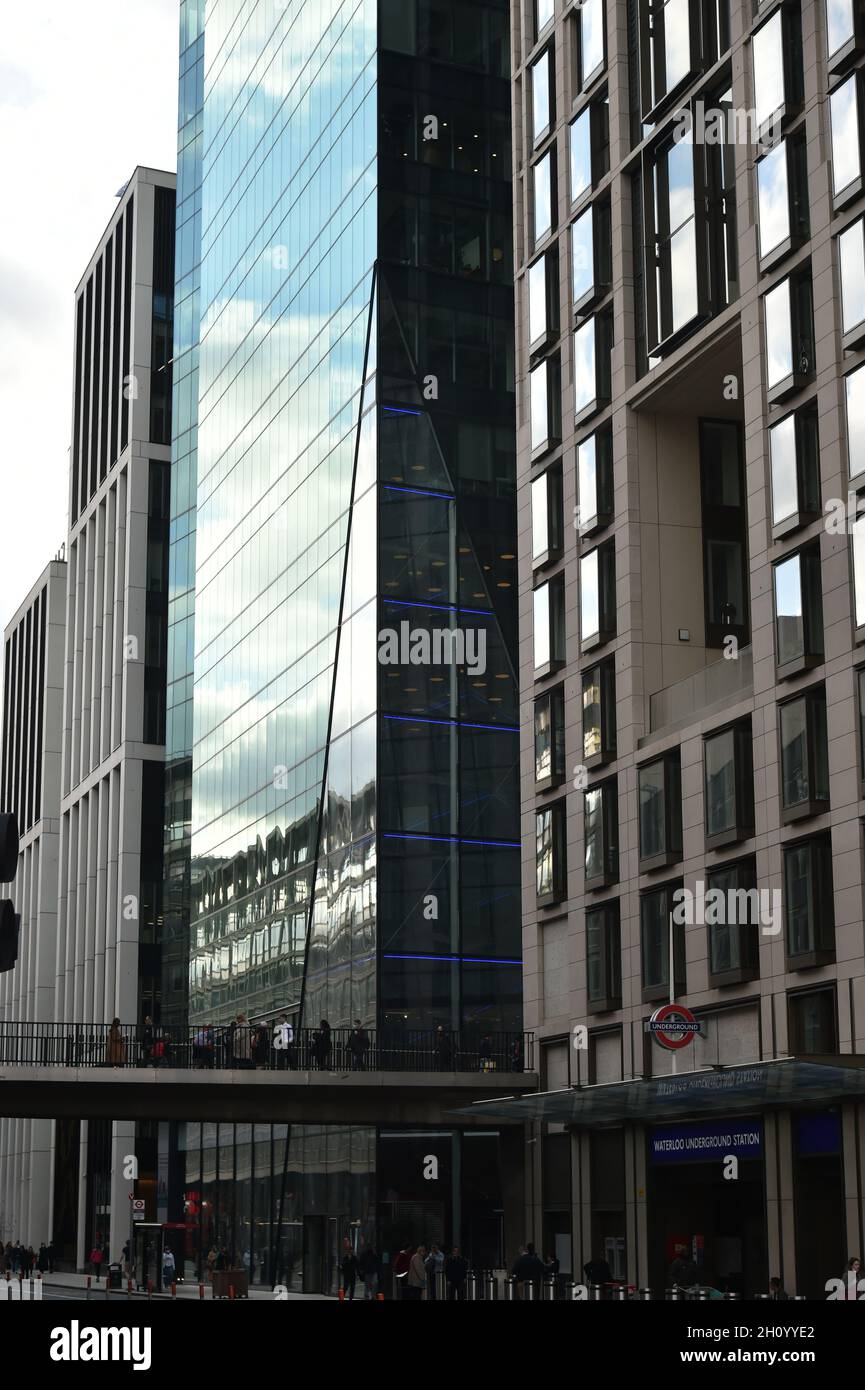 High Rise residential apartment block in waterloo london Stock Photo ...