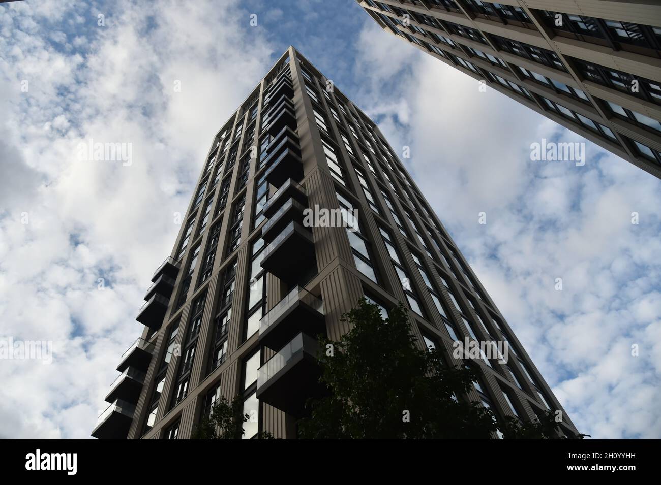 High Rise residential apartment block in waterloo london Stock Photo ...