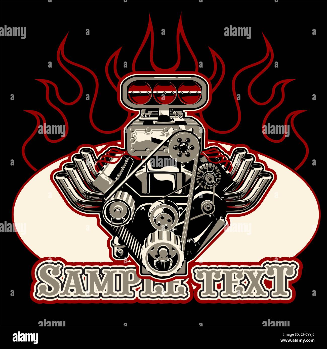 Cartoon Engine Sketch