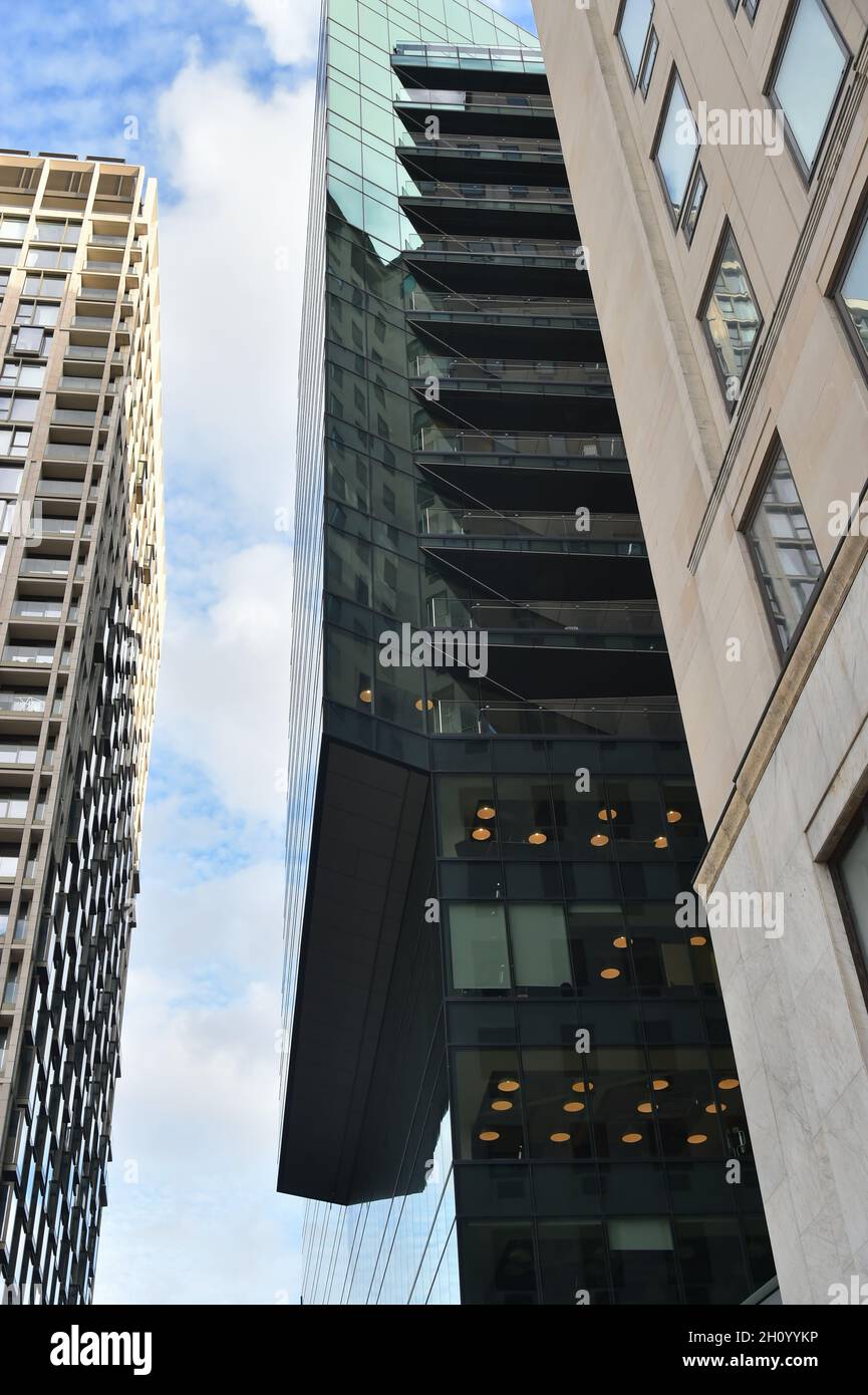 High Rise residential apartment block in waterloo london Stock Photo ...