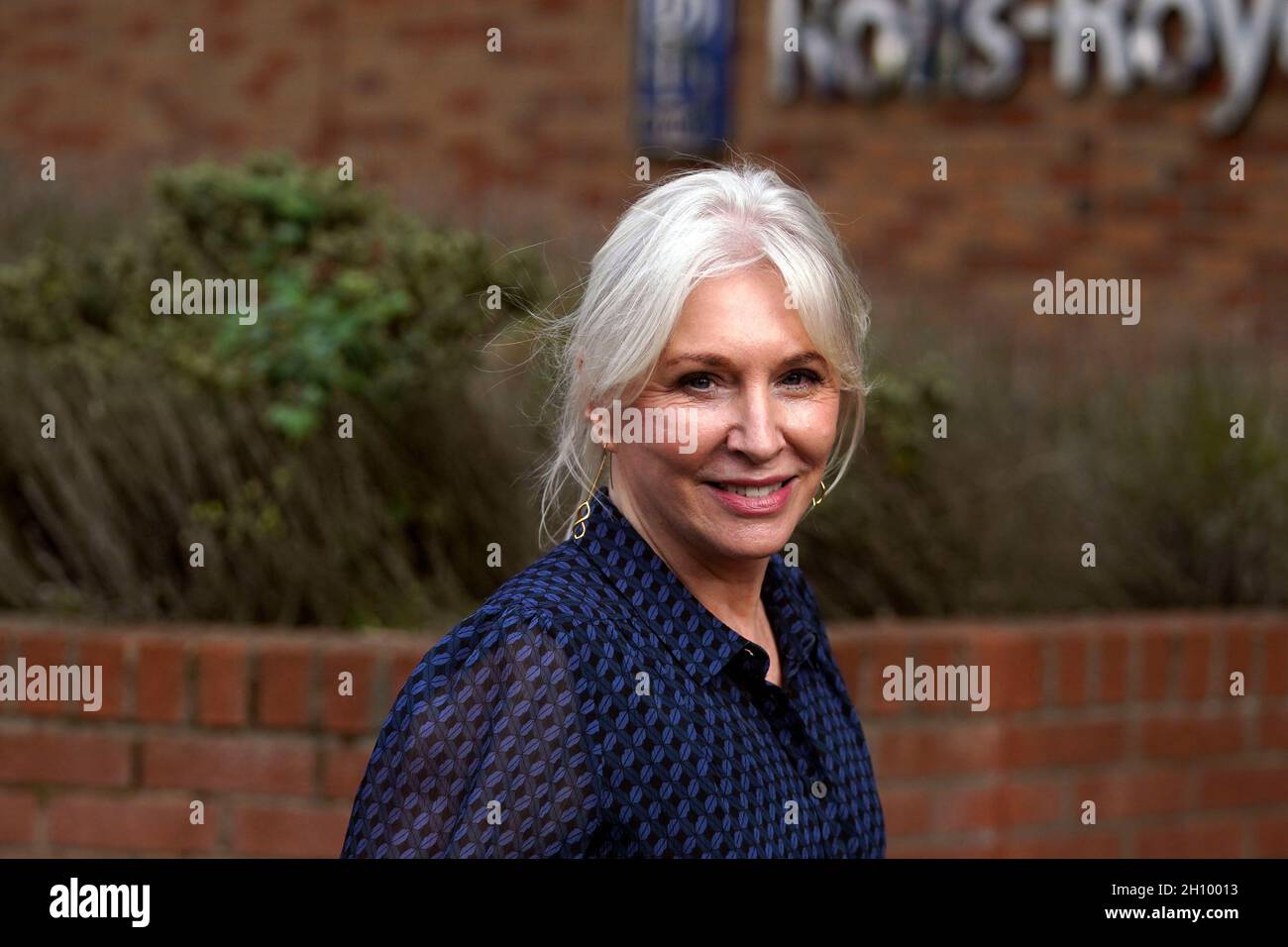 Culture Secretary Nadine Dorries arrives for a regional cabinet meeting ...