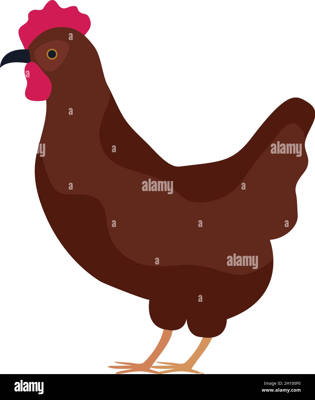 hen farm animal Stock Vector Image & Art - Alamy