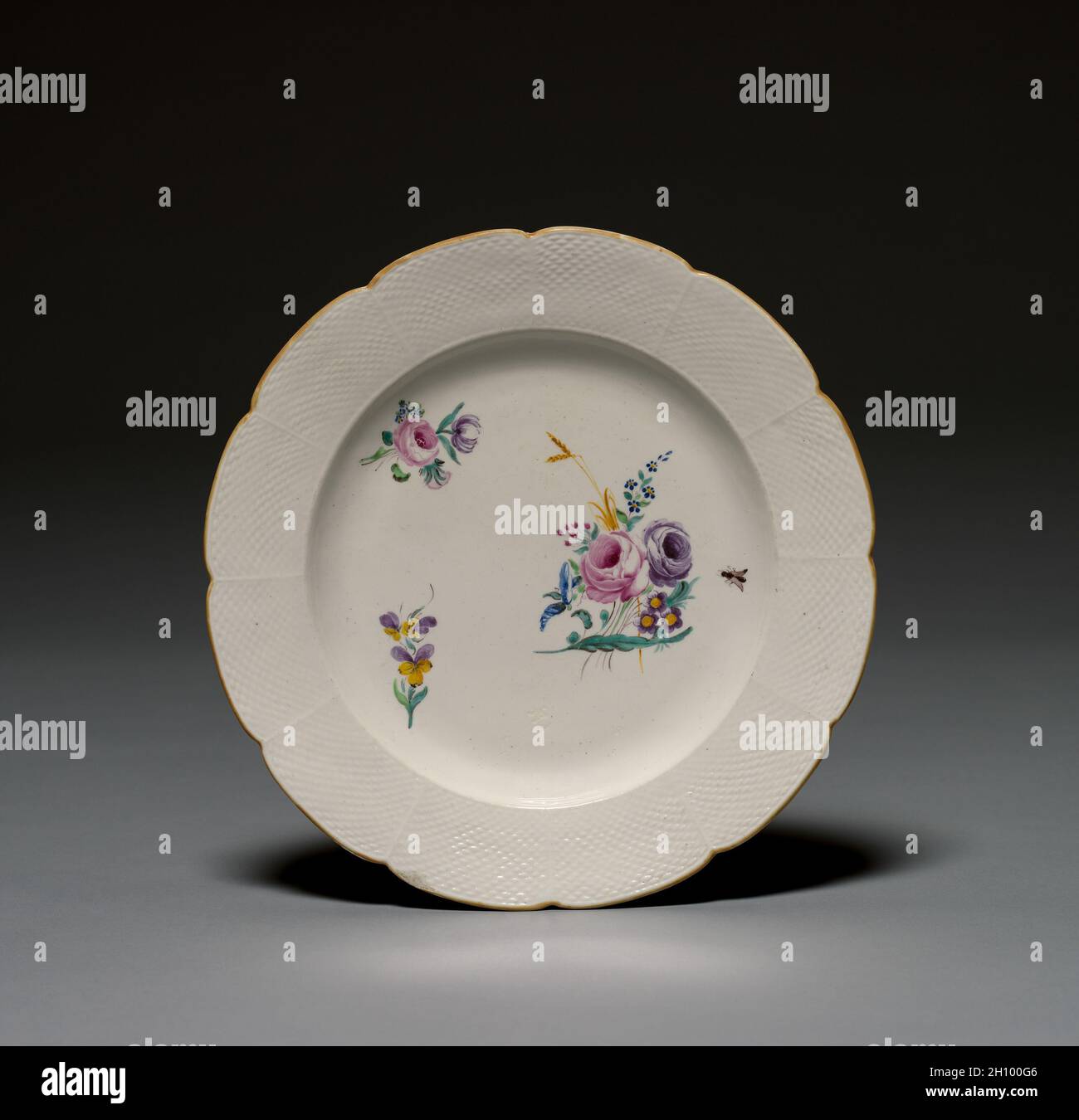 Plate, c. 1765. Chantilly Porcelain Factory (French). Soft-paste ...