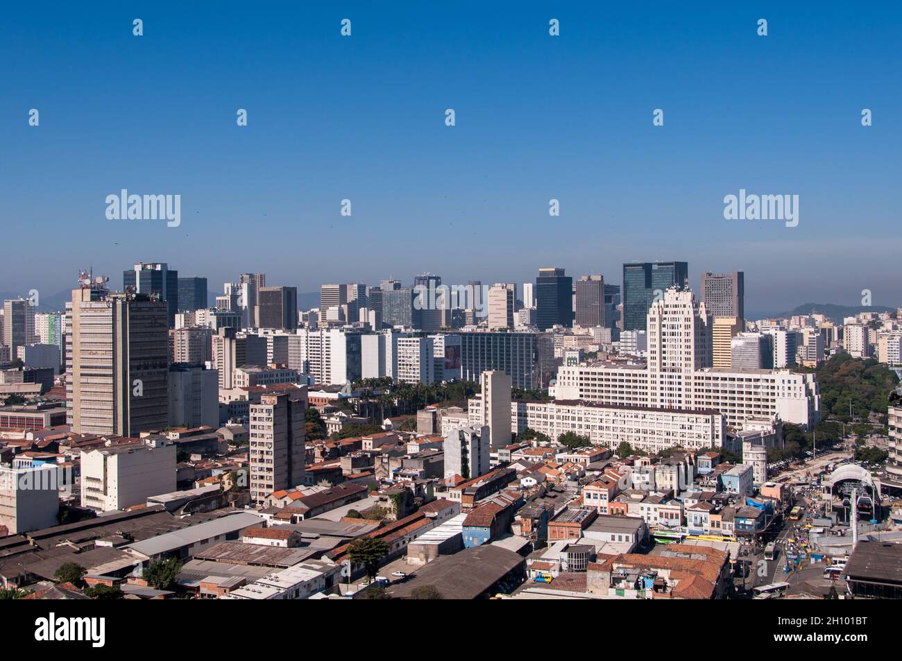 Rio de Janeiro city center and downtown skyline Stock Photo - Alamy
