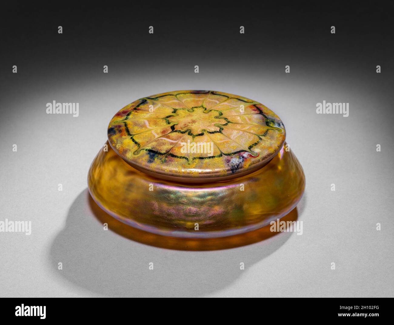 Covered Box, c. 1898–1902. Tiffany Glass & Decorating Company (American ...