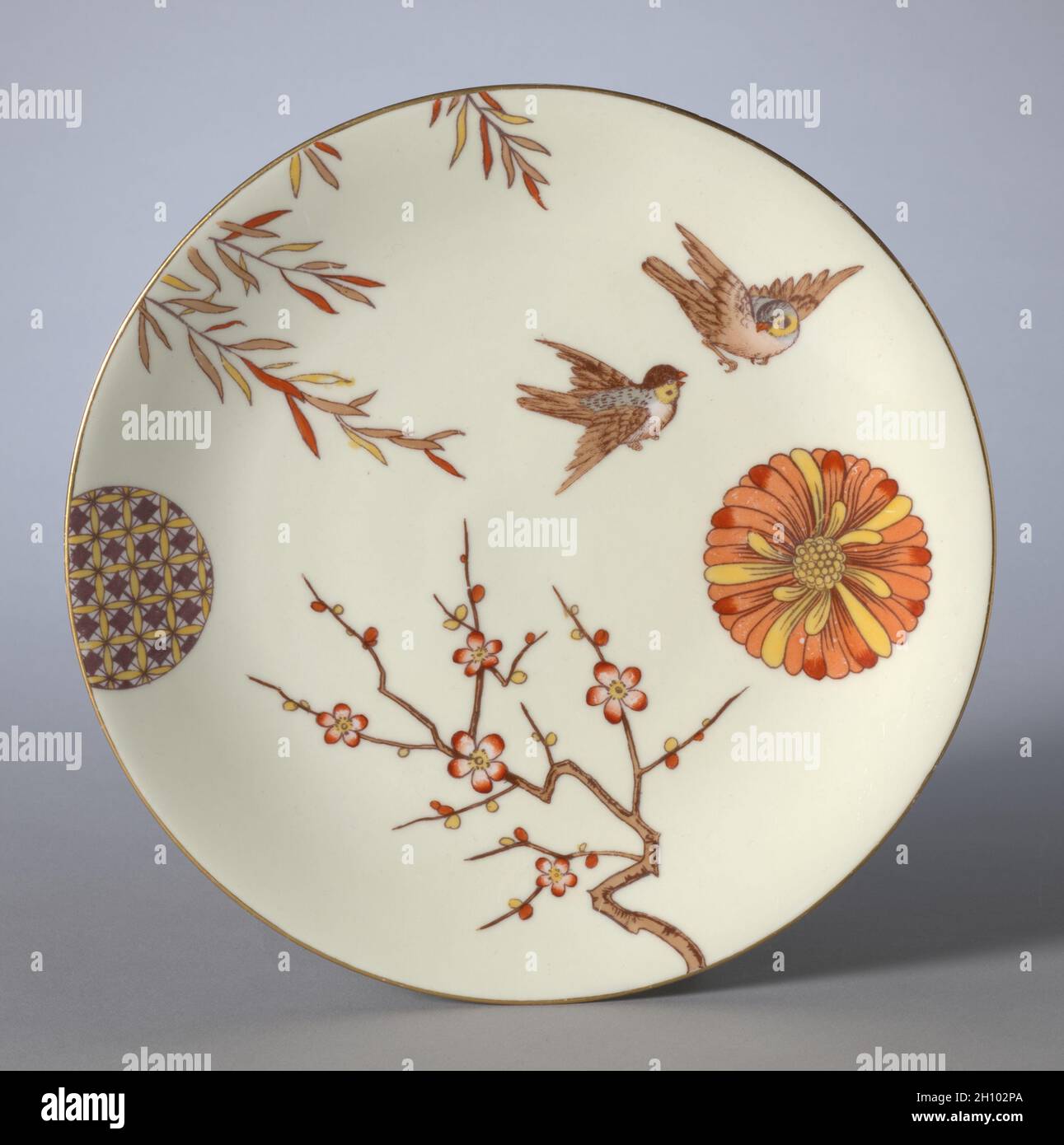 Plate, 1880. Minton Pottery and Porcelain Factory (British). Porcelain ...