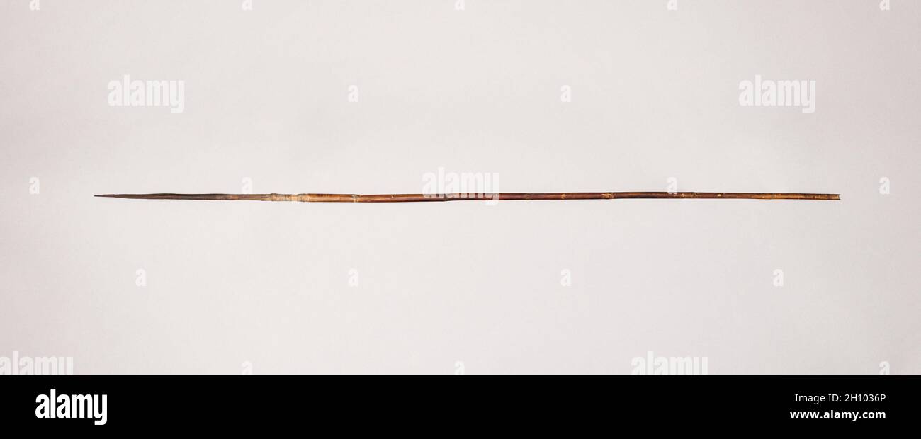 Arrow, Before 1922. Philippines. Reed shaft, iron tip attached with ...