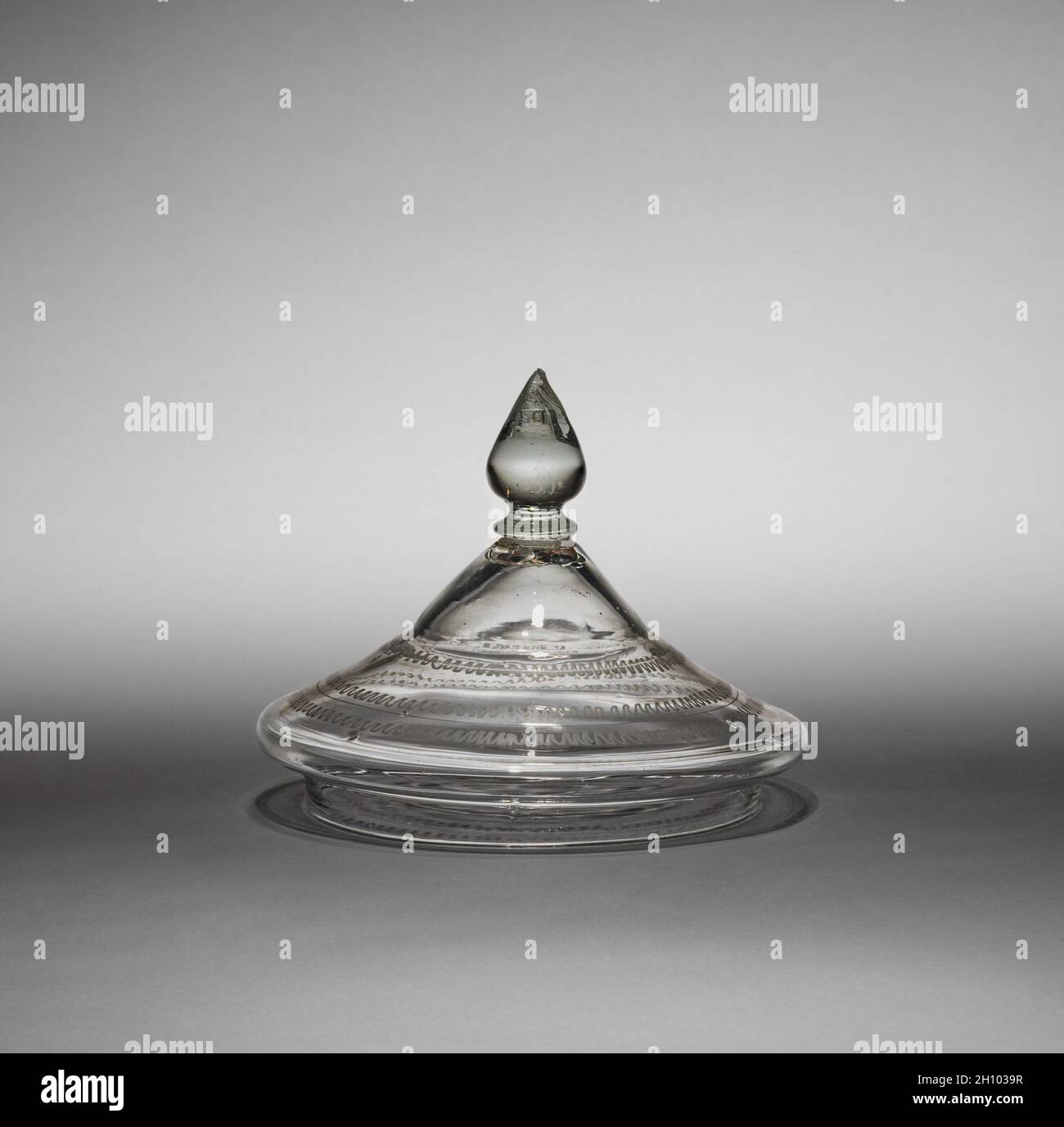 Flip Glass (lid), late 1700s. America, late 18th century. Glass ...