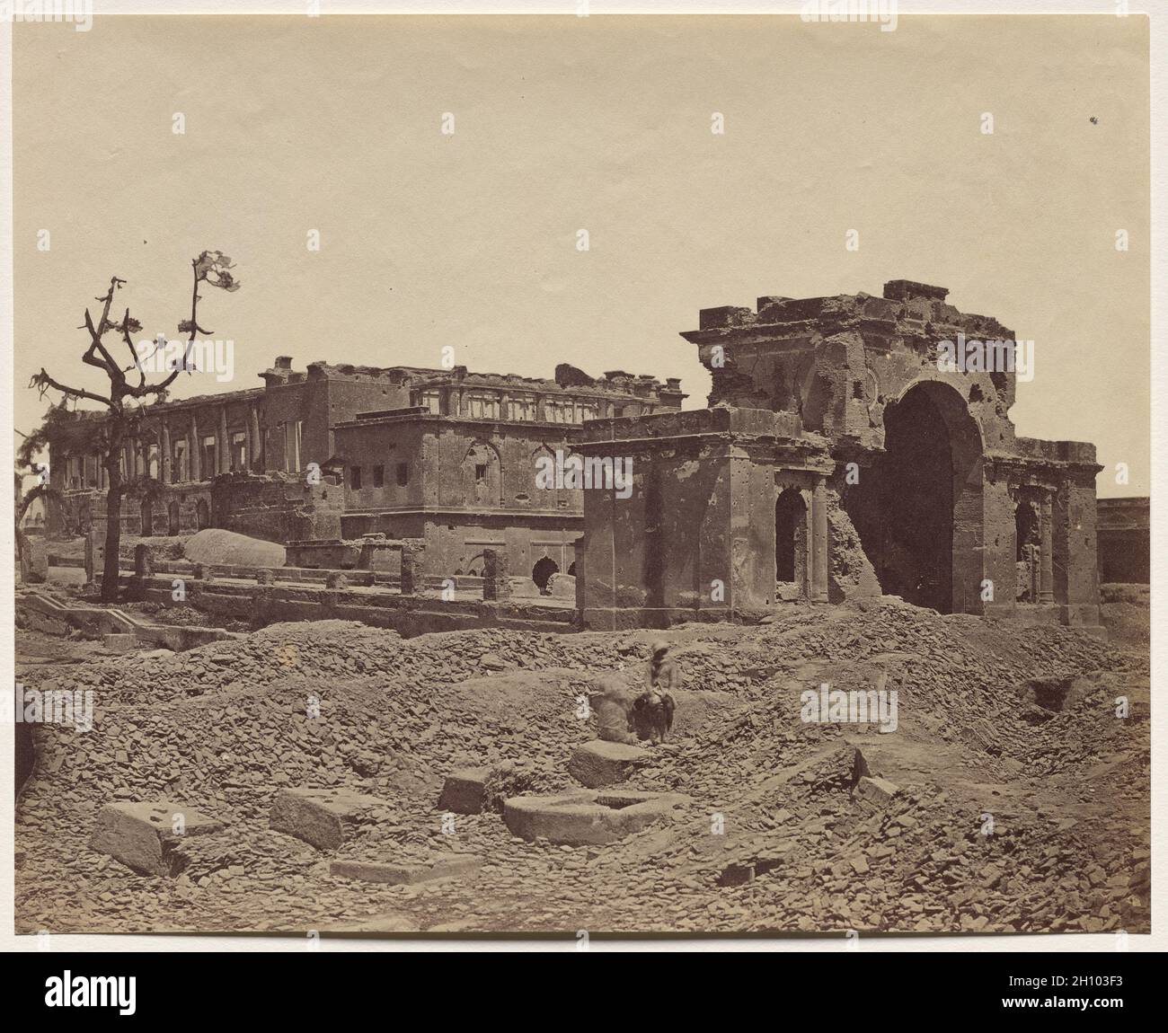 Lucknow After the Siege: Gateway and Banquetting Room Inside the ...
