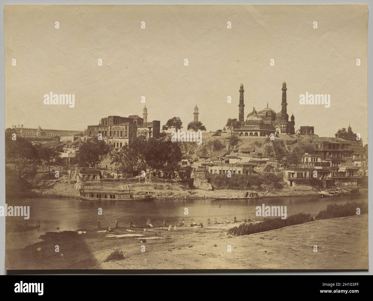 Lucknow After the Siege: The Muchee Bhawan Fort and the Gomti River ...