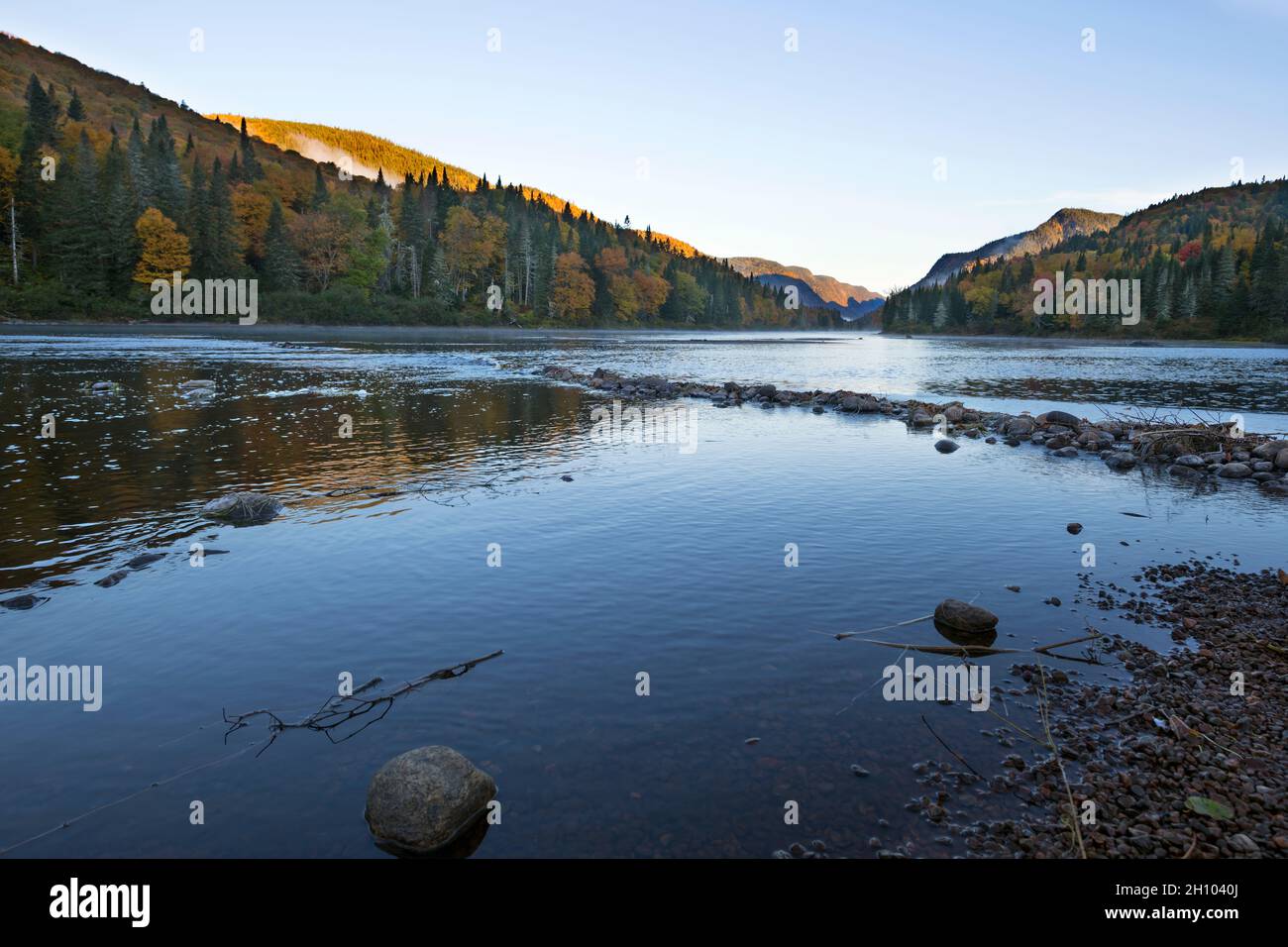 Canada, Quebec, river J. Cartier Stock Photo - Alamy