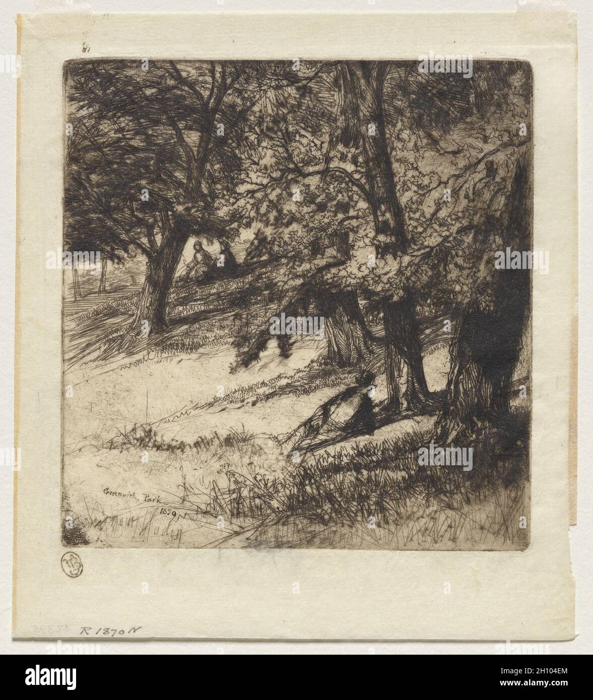 Sub Tegmine, 1859. Francis Seymour Haden (British, 1818-1910). Etching ...