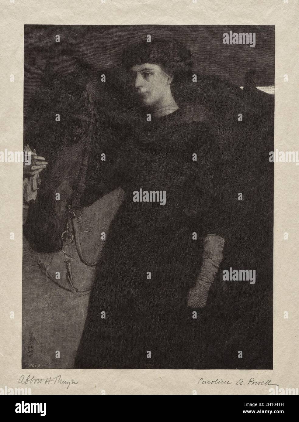 The Lady and the Horse, 1887. Caroline Amelia Powell (American, 1852 ...