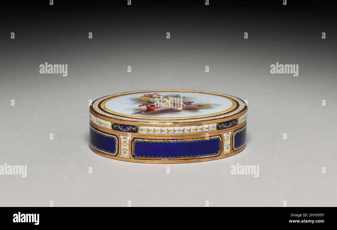 Box, late 1700s. Switzerland, late 18th century. Gold and enamel ...