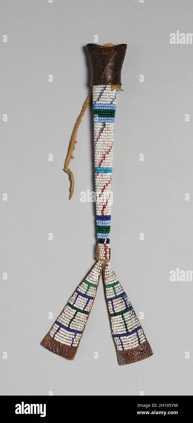 Beaded Awl Case, late 1800s. America, Native North American, Gaigwu ...