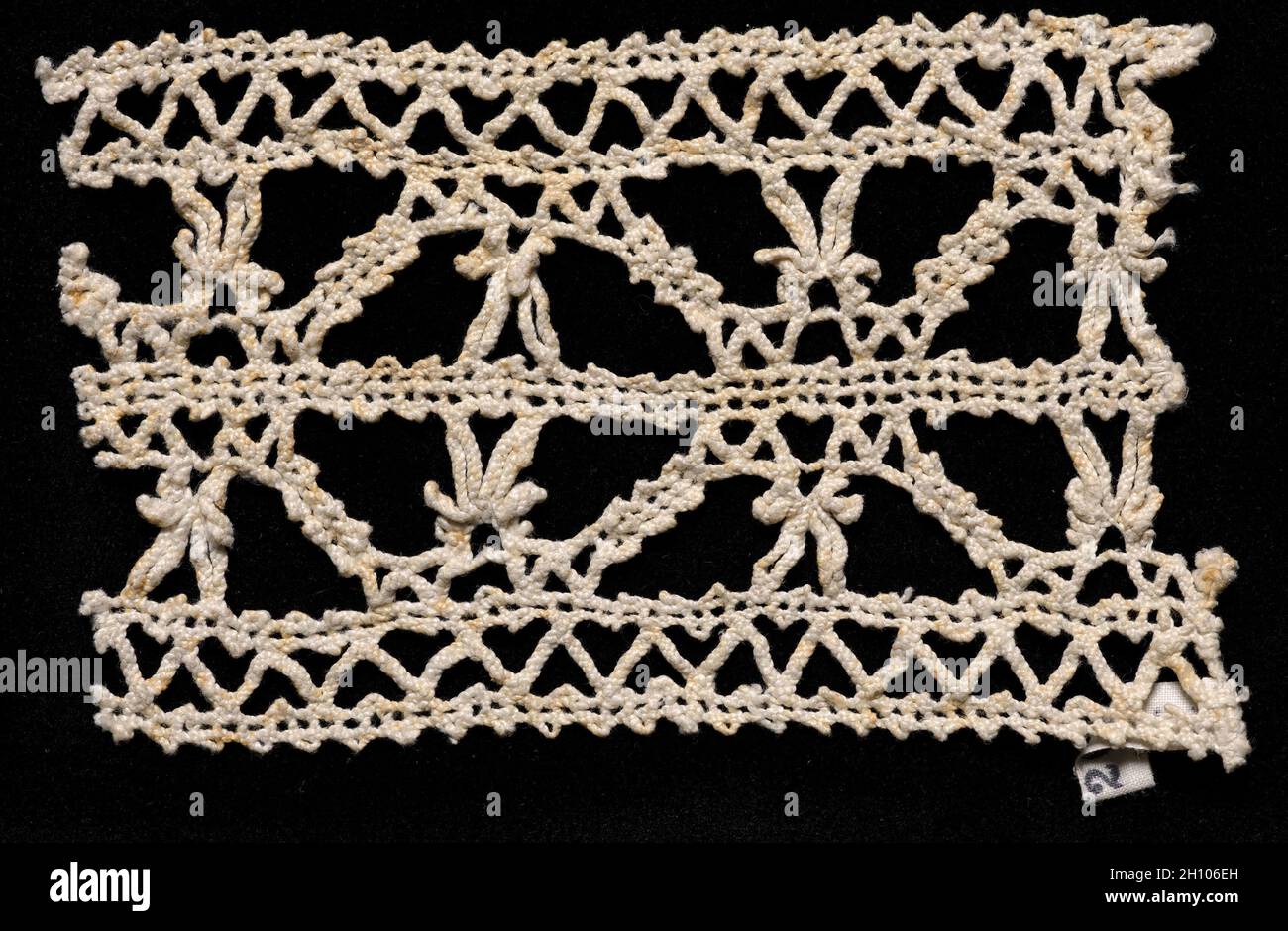 Bobbin Lace Insertion, mid 16th century. Italy, Venice, mid 16th ...