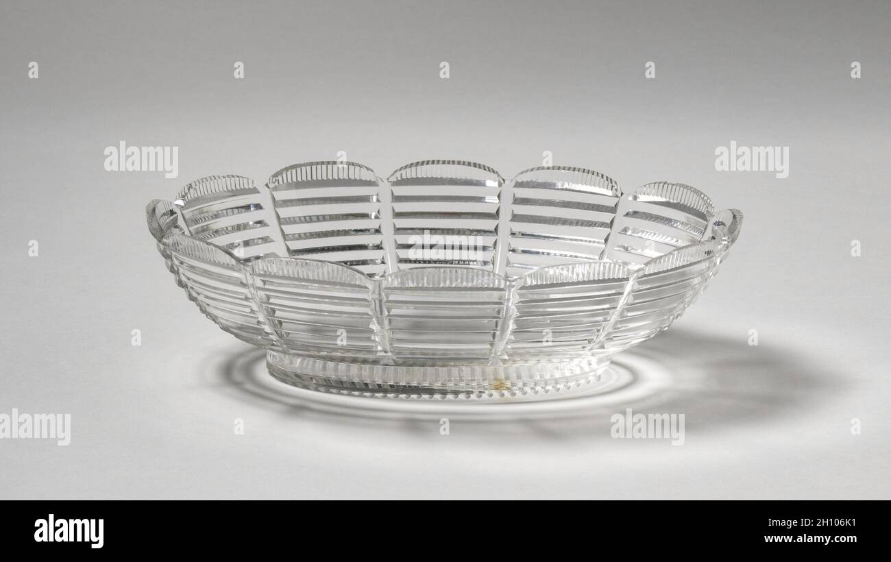 Centerpiece (glass bowl), 1792. William Pitts (British), Joseph Preedy ...