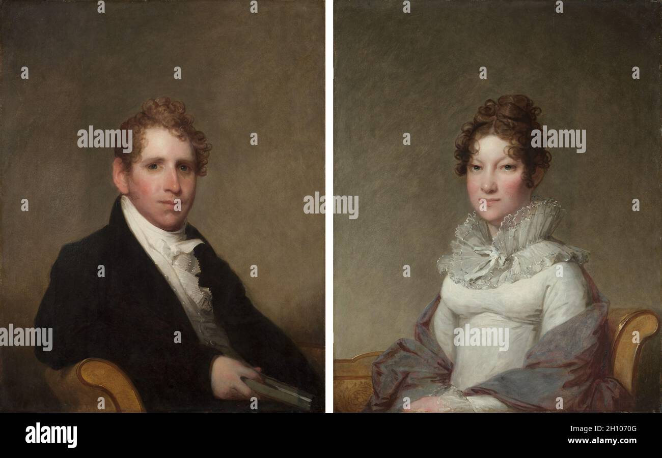 Dr. James Stuart; Mary Campbell Stuart, c. 1815. Gilbert Stuart ...